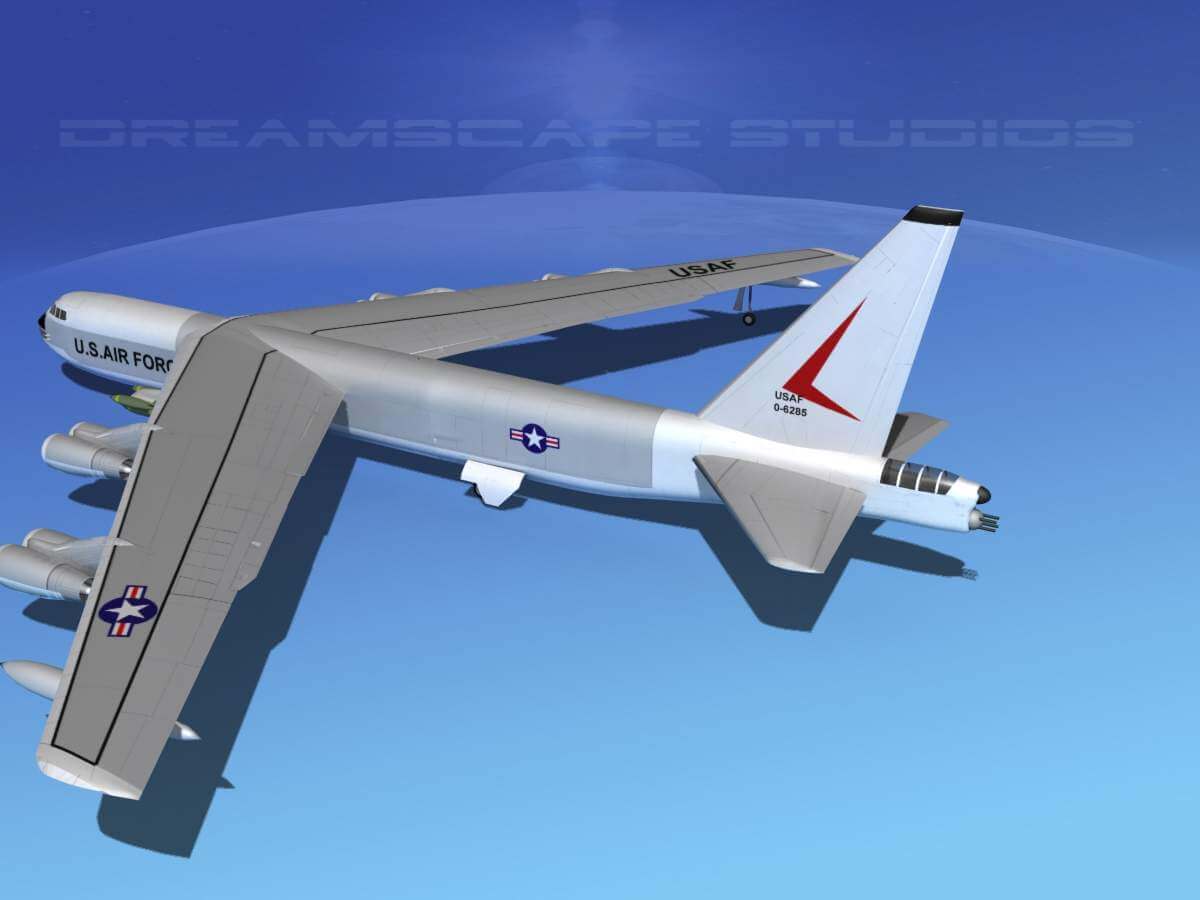 Boeing B-52D Stratofortress 3D Model by Dreamscape Studios