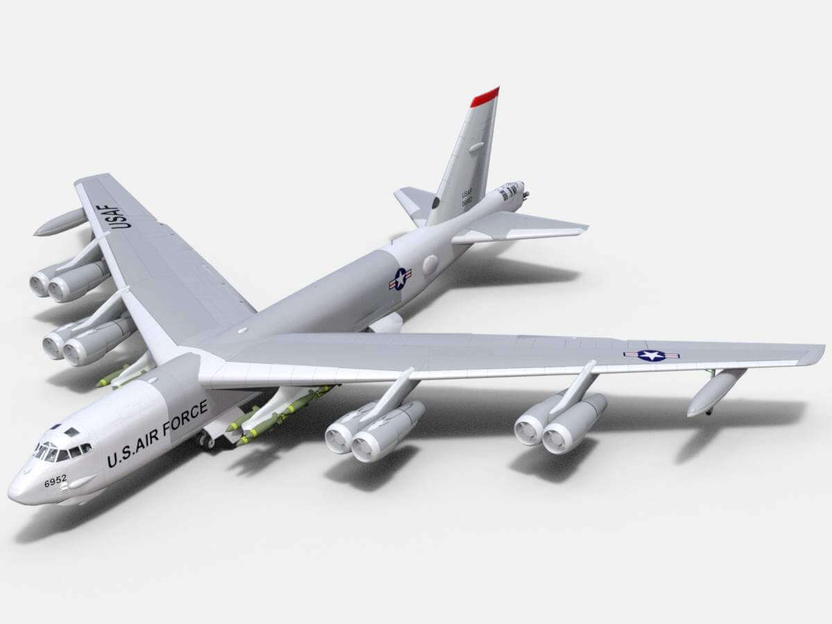 Boeing B-52G Stratofortress 3D Model by Dreamscape Studios