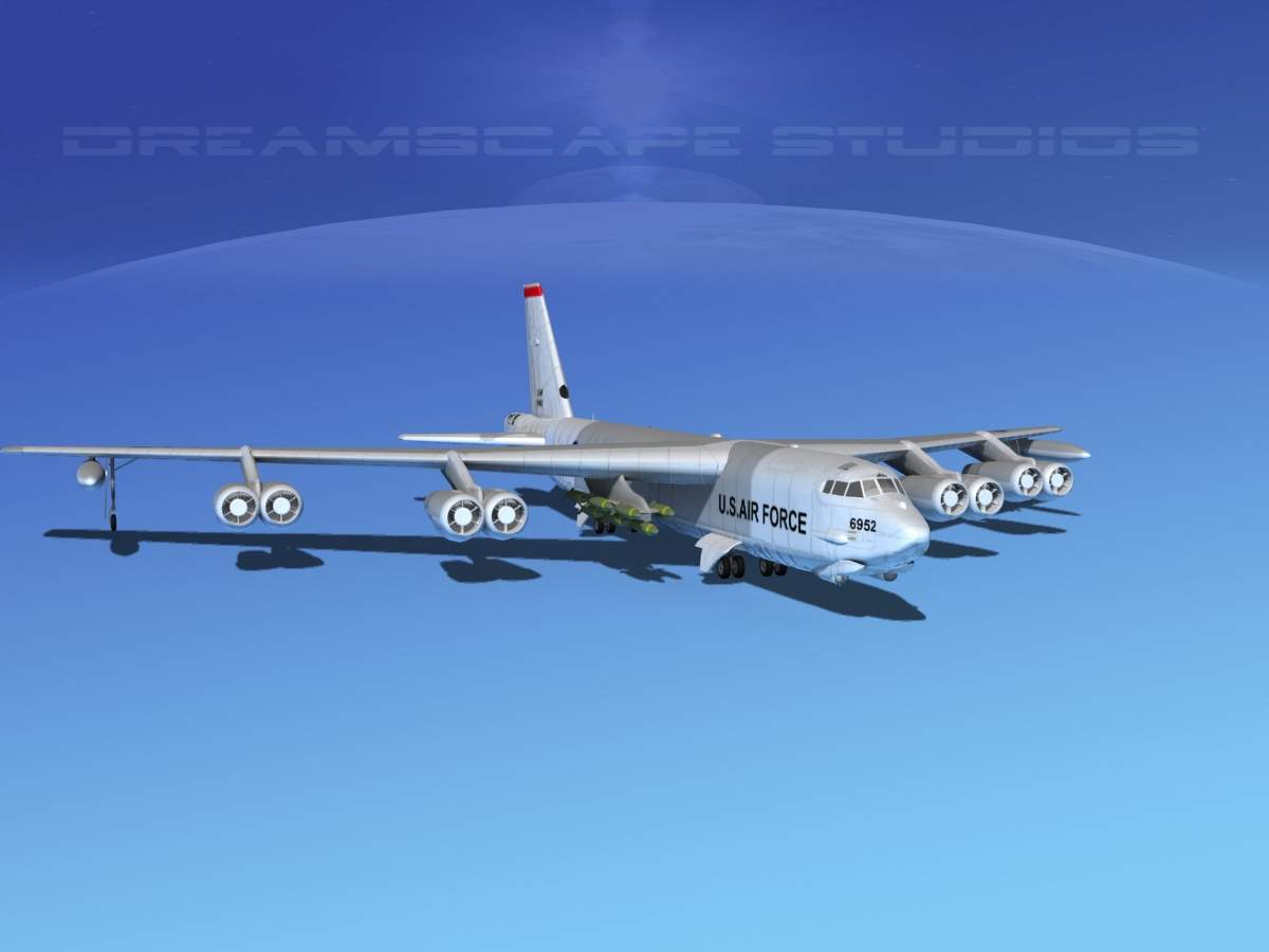 Boeing B-52G Stratofortress 3D Model by Dreamscape Studios