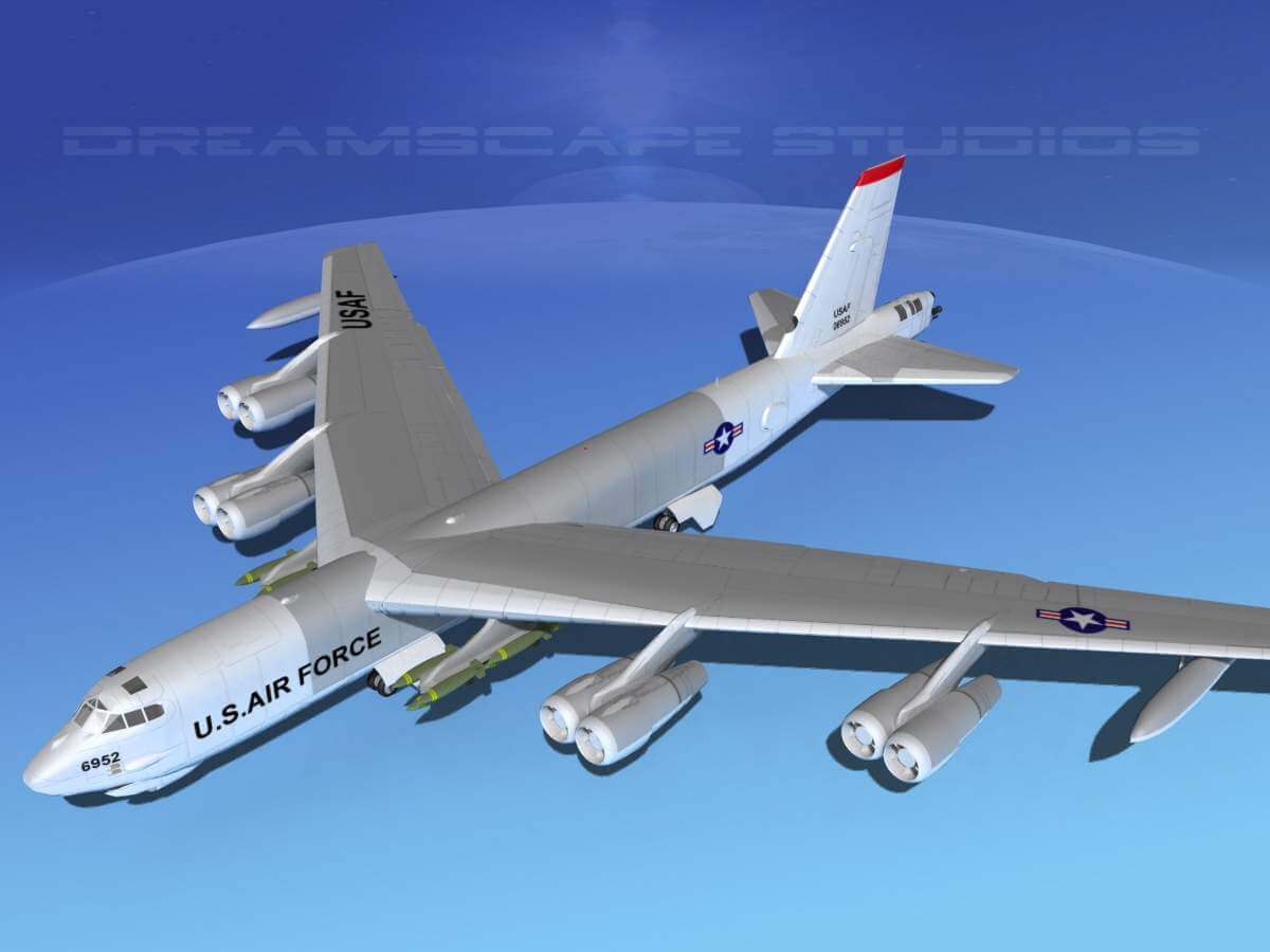 Boeing B-52G Stratofortress 3D Model by Dreamscape Studios