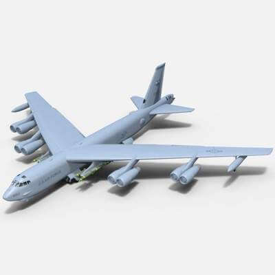 Boeing B-52G Stratofortress 3D Model by Dreamscape Studios