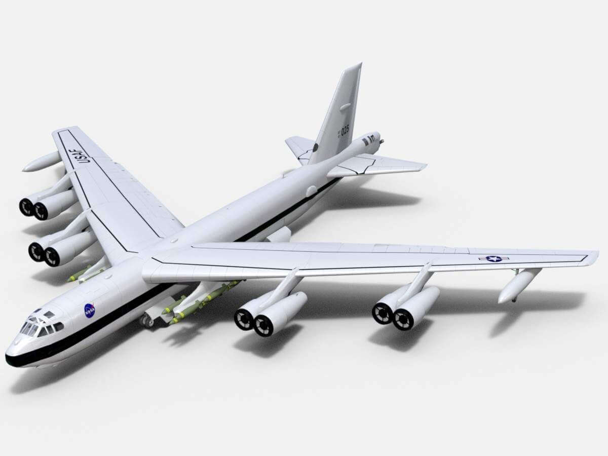 Boeing B-52H Stratofortress 3D Model by Dreamscape Studios