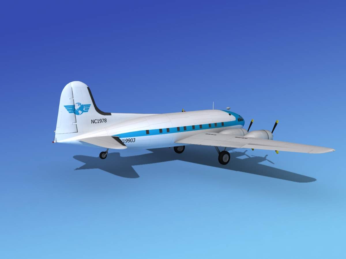 Boeing B307 Stratoliner IA - 3D Model by Dreamscape Studios