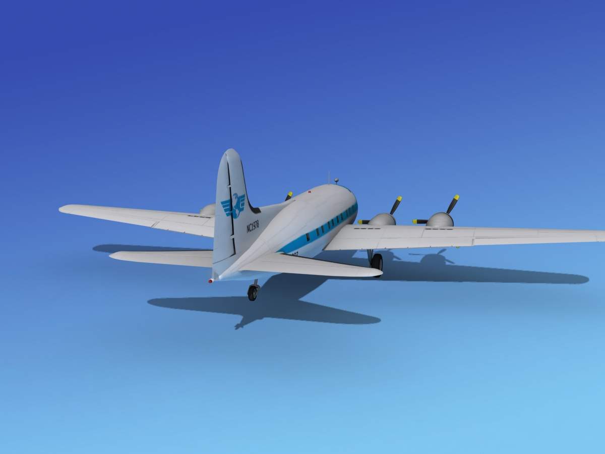 Boeing B307 Stratoliner IA - 3D Model by Dreamscape Studios