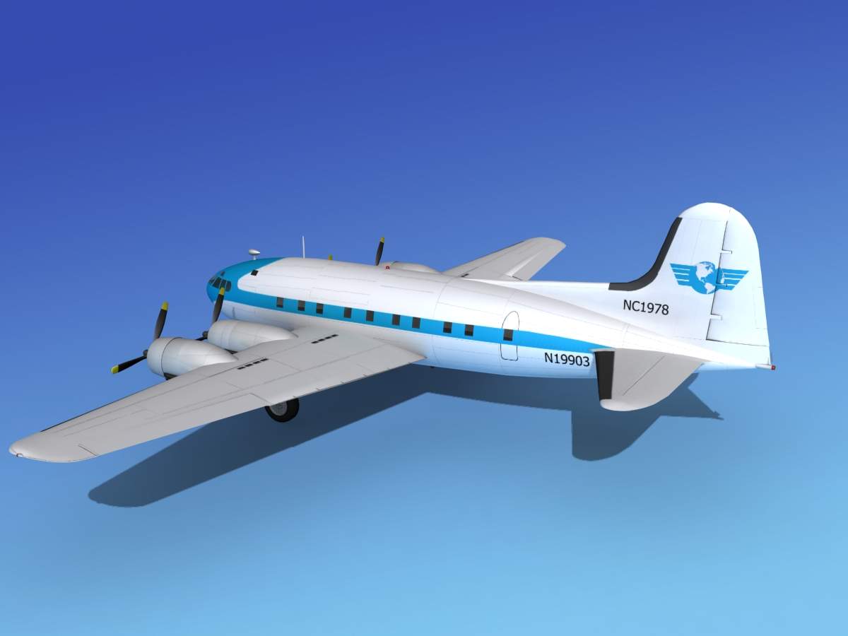 Boeing B307 Stratoliner IA - 3D Model by Dreamscape Studios