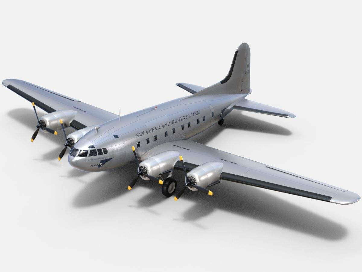 Boeing B307 Stratoliner Pan American - 3D Model by Dreamscape Studios