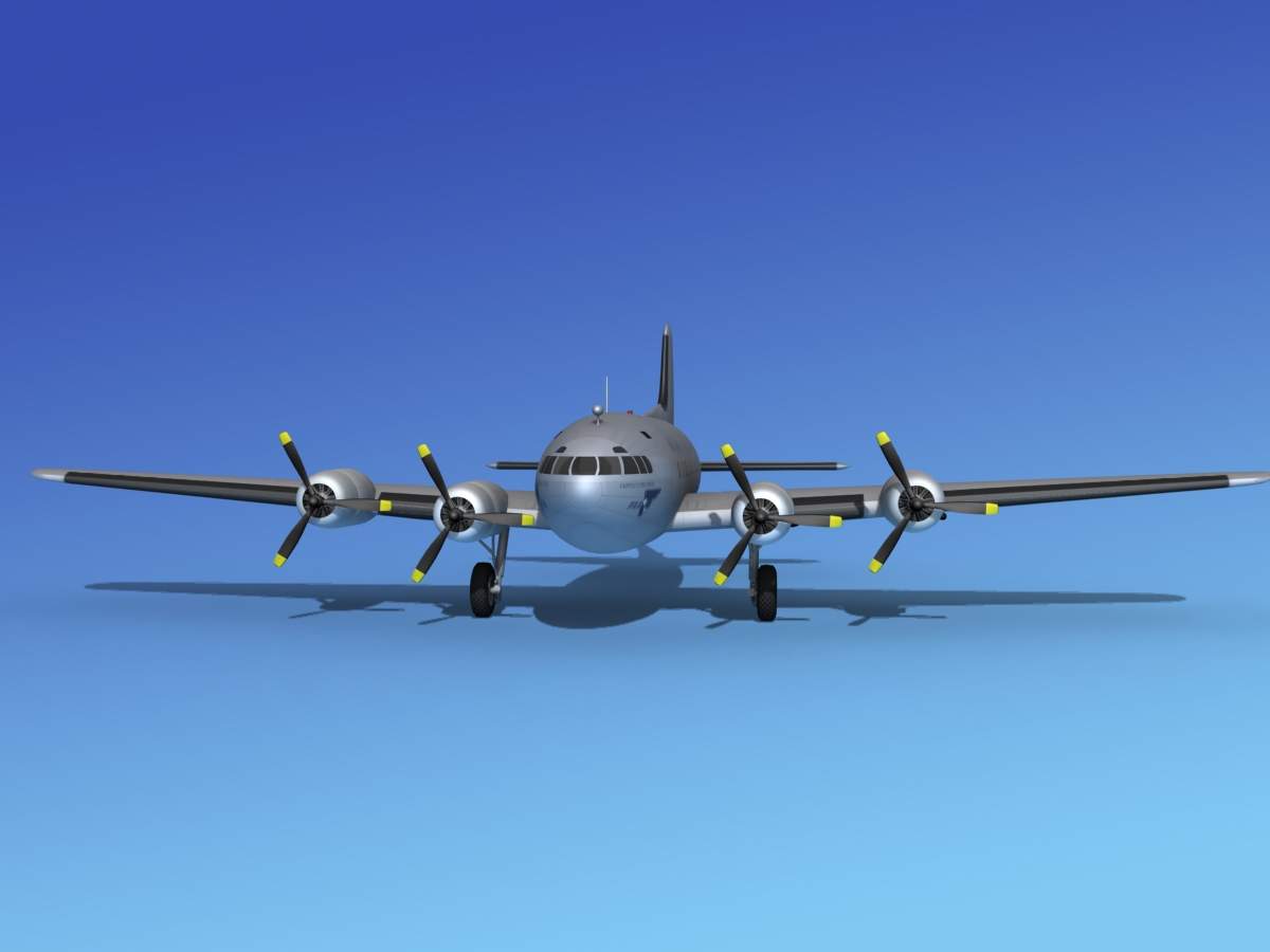 Boeing B307 Stratoliner Pan American - 3D Model by Dreamscape Studios