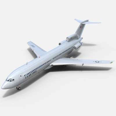 Boeing C-22B USAF 3D Model by Dreamscape Studios