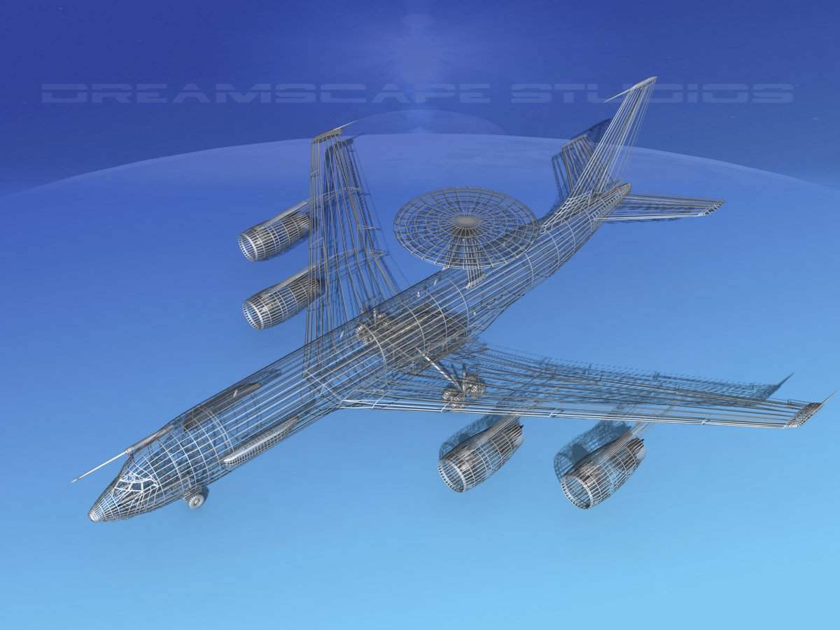 Boeing E-6B Mercury 3D Model by Dreamscape Studios