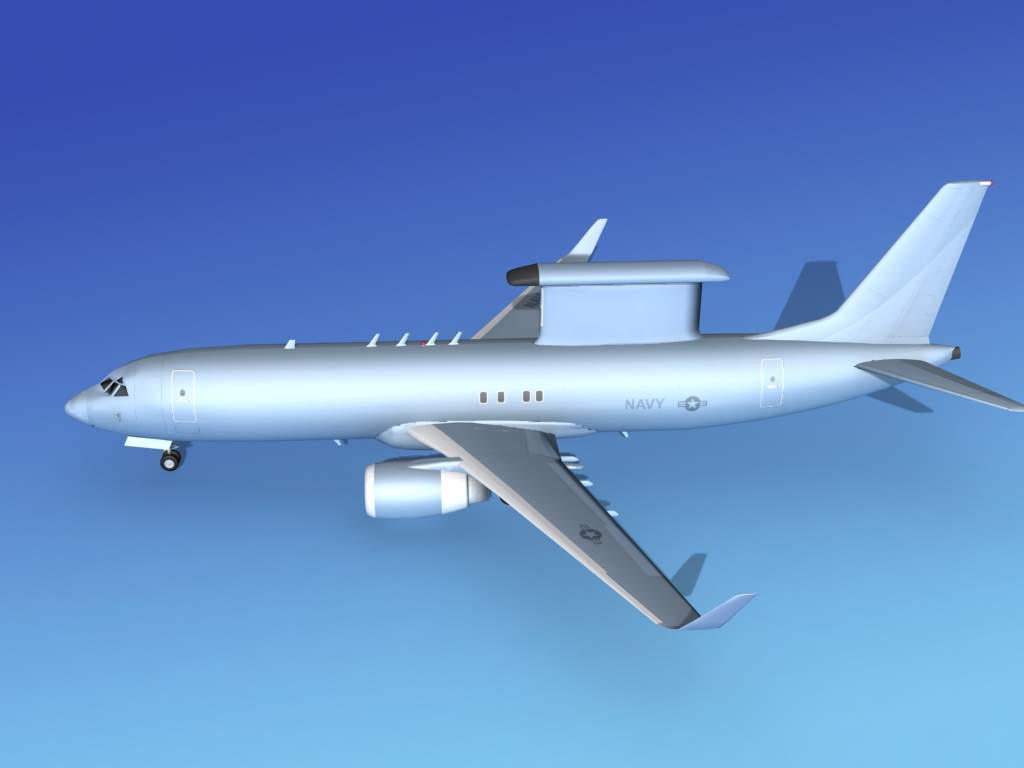 Boeing E-8 Posiedon US Navy 3D Model by Dreamscape Studios