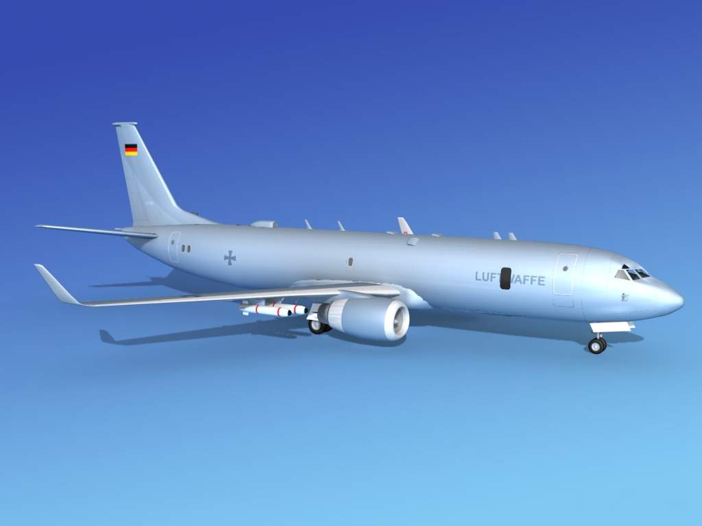 Boeing P-8 Poseidon V05 Luftwaffe 3D Model by Dreamscape Studios