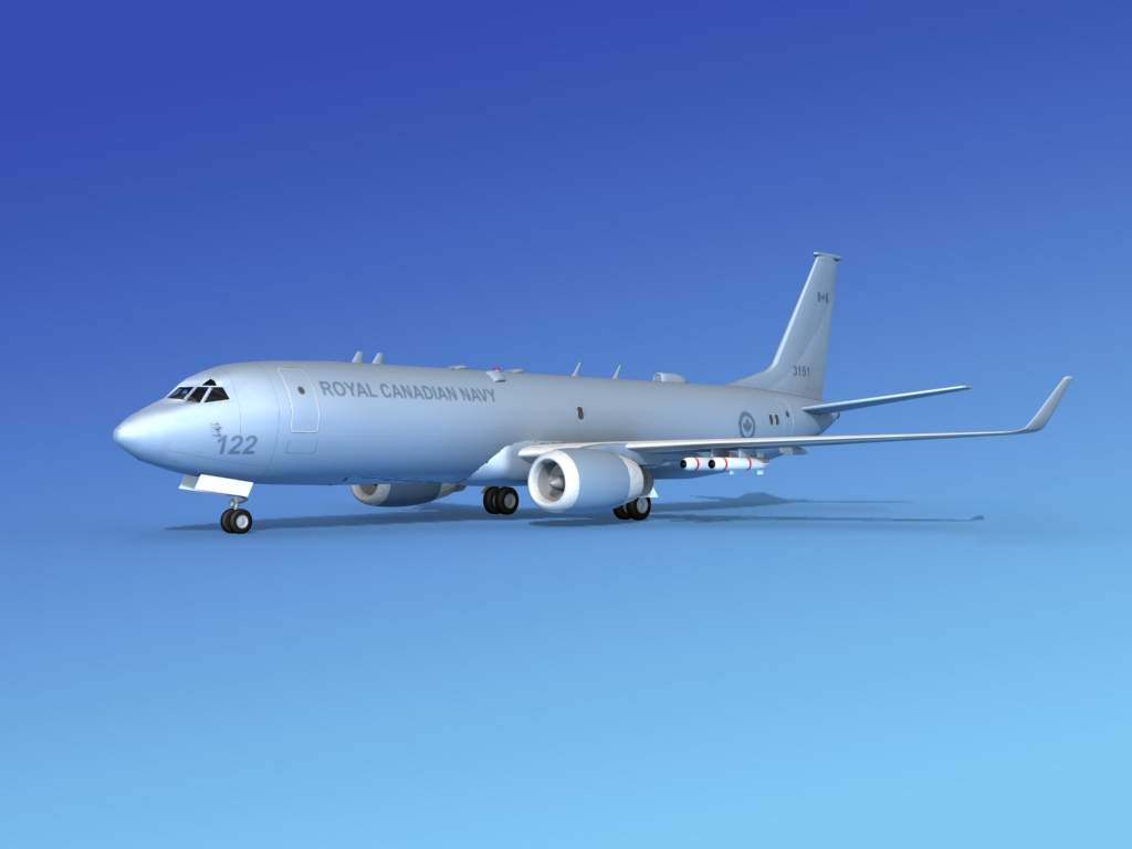 Boeing P-8 Poseidon V07 Canada 3D Model by Dreamscape Studios