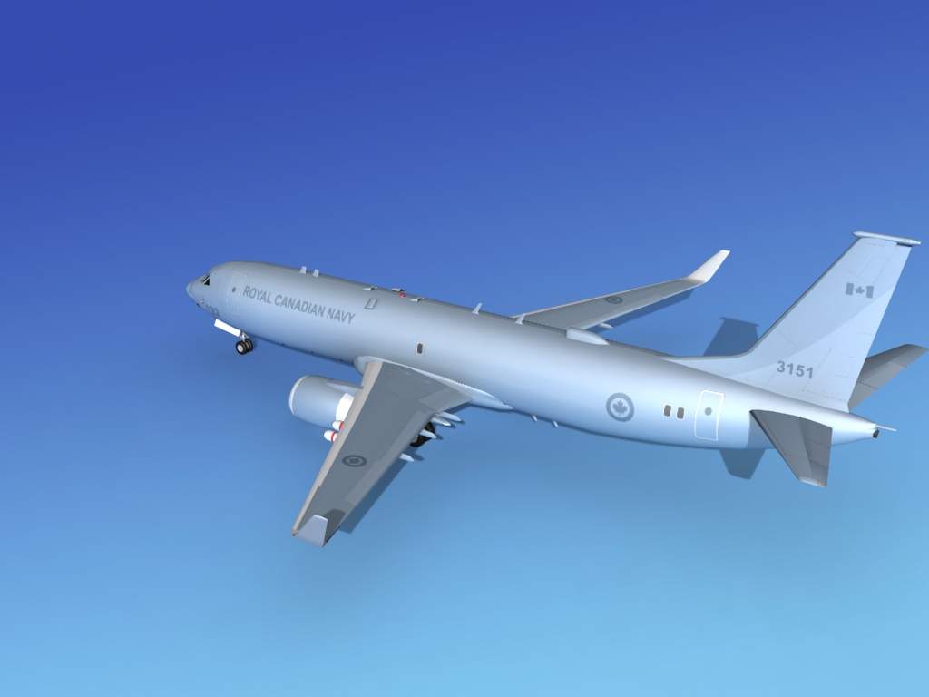 Boeing P-8 Poseidon V07 Canada 3D Model by Dreamscape Studios