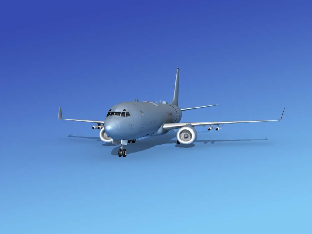 Boeing P-8 Poseidon V13 US Air Force 3D Model by Dreamscape Studios
