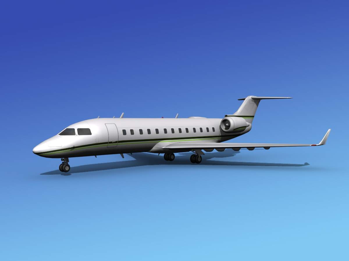 Bombardier Challenger 850 V16 - 3D Model by Dreamscape Studios