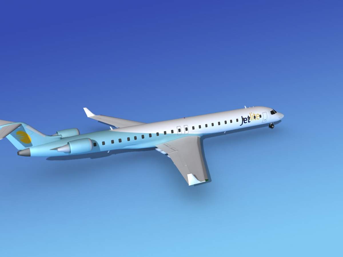 Bombardier CRJ1000 JetLite - 3D Model by Dreamscape Studios