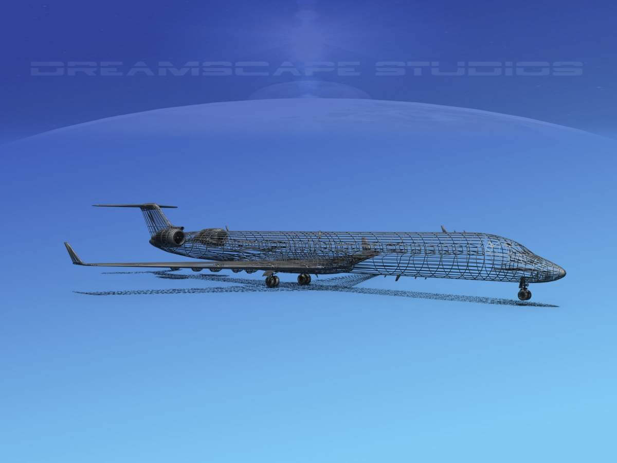 Bombardier CRJ1000 Lauda Air - 3D Model by Dreamscape Studios