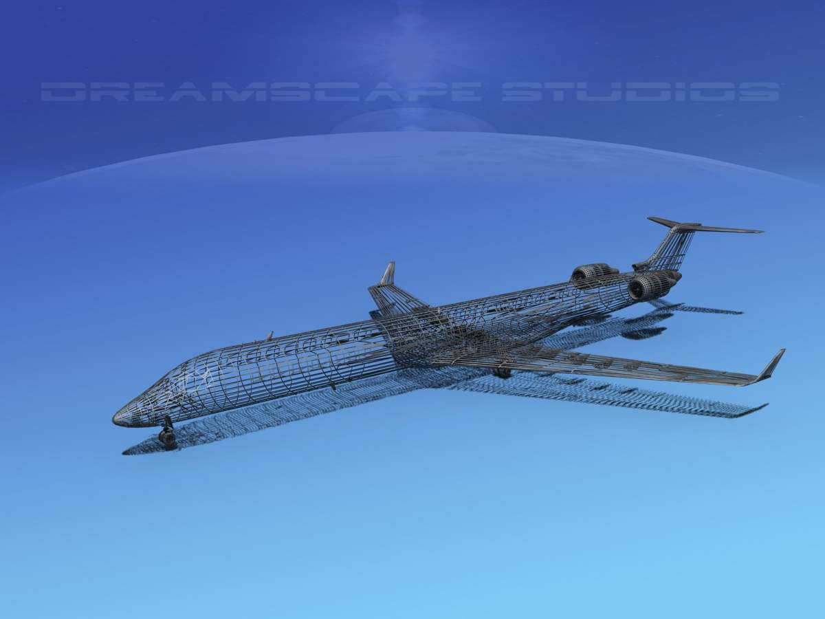 Bombardier CRJ1000 Lauda Air - 3D Model by Dreamscape Studios