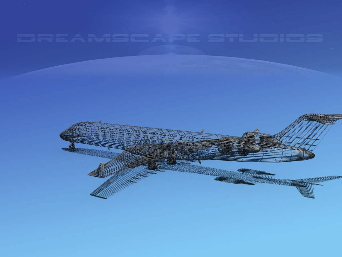 Bombardier CRJ700 Bombadier - 3D Model by Dreamscape Studios