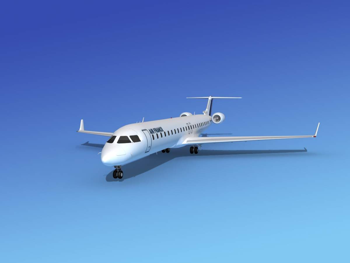 Bombardier CRJ900 Air France - 3D Model by Dreamscape Studios