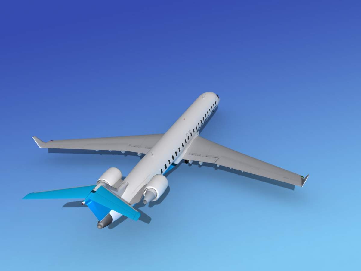 Bombardier CRJ900 Fast Jet - 3D Model by Dreamscape Studios