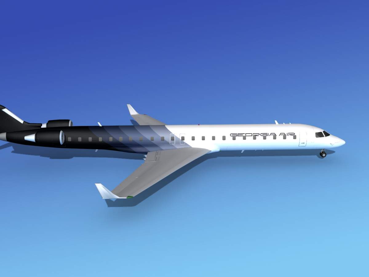 Bombardier CRJ900 Georgia Air - 3D Model by Dreamscape Studios
