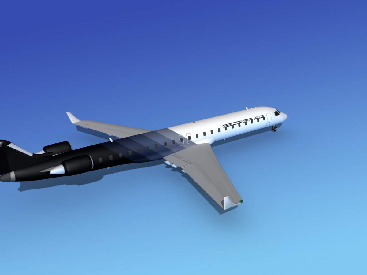 Bombardier CRJ900 Georgia Air - 3D Model by Dreamscape Studios