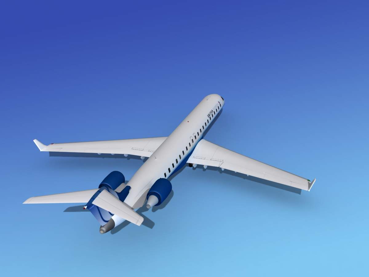 Bombardier CRJ900 United Airlines Express - 3D Model by Dreamscape Studios