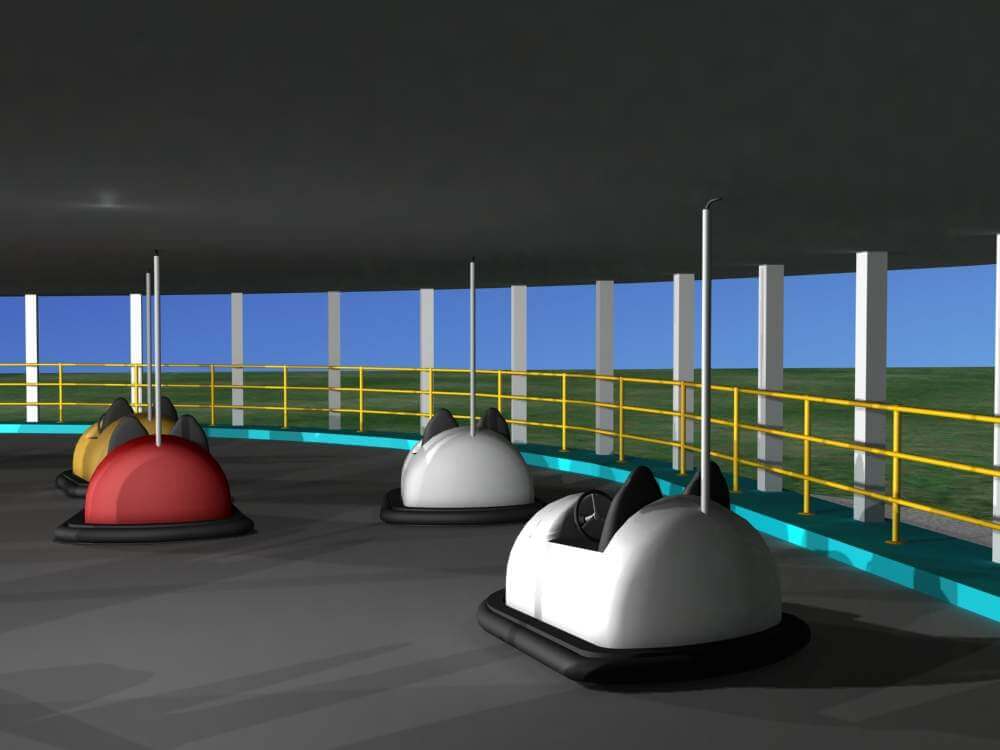 Bumper Cars - 3D Model by Dreamscape Studios