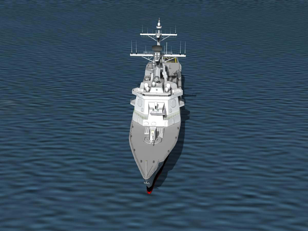 Burke Class Destroyer DDG 73 USS Decatur - 3D Model by Dreamscape Studios