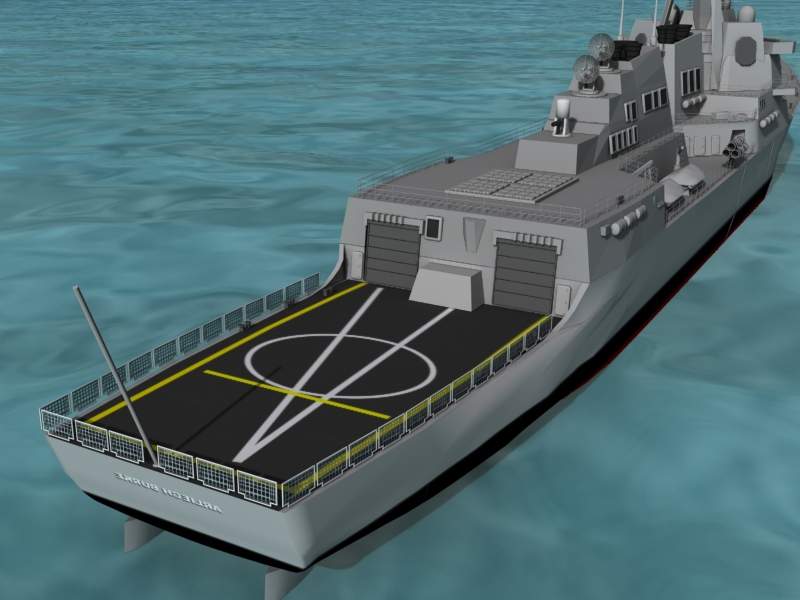 Burke Class Destroyer DDG 73 USS Decatur - 3D Model by Dreamscape Studios