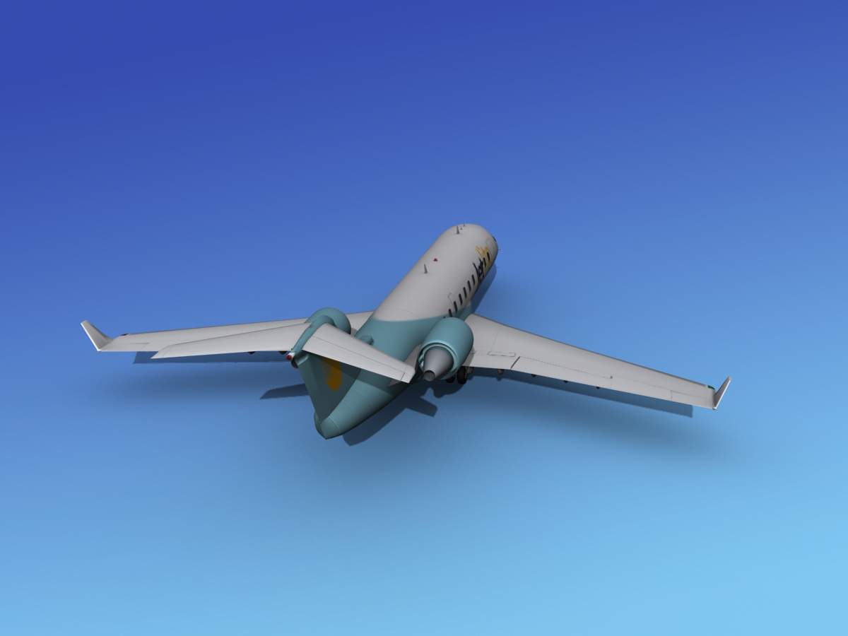 Canadair CRJ200 JetLite - 3D Model by Dreamscape Studios