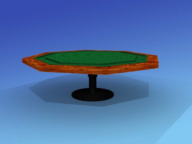 Card Table - 3D Model by Dreamscape Studios