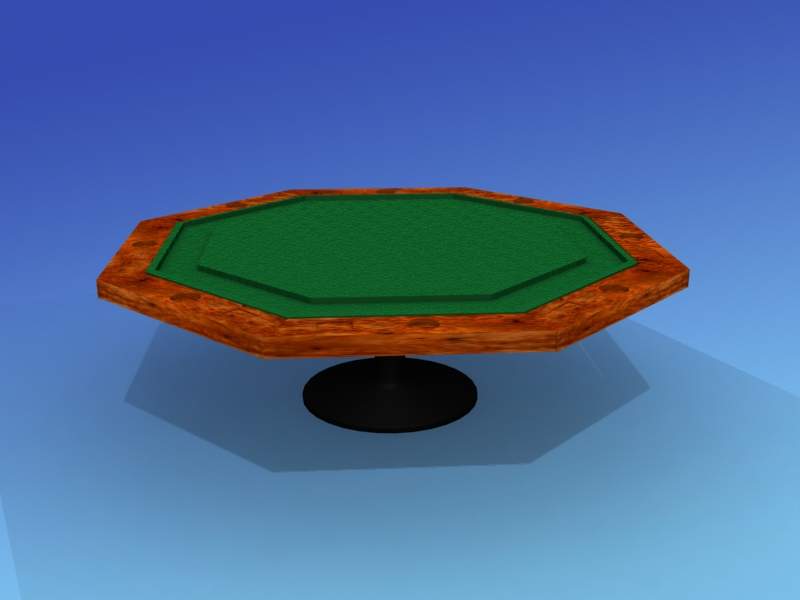 Card Table - 3D Model by Dreamscape Studios