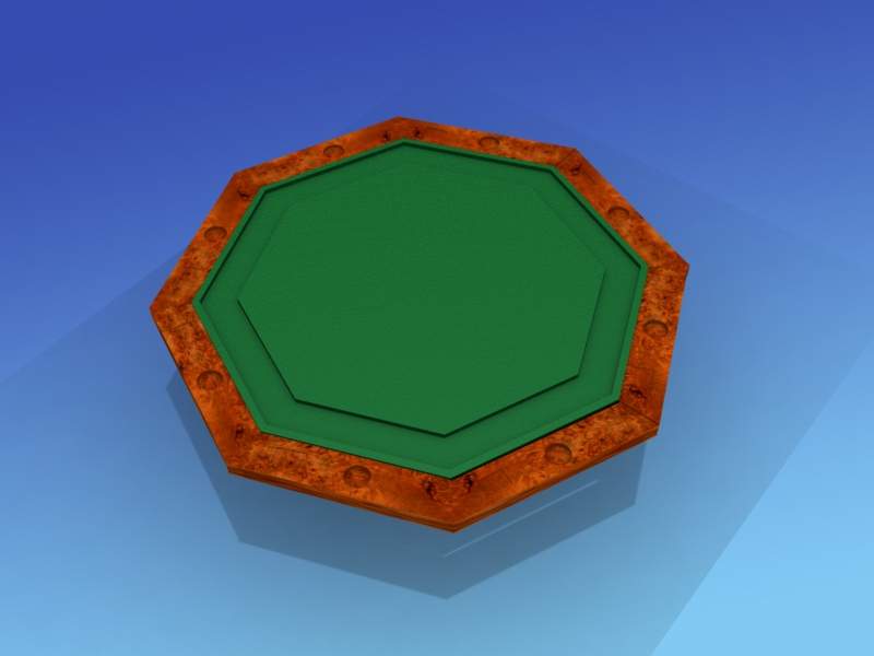 Card Table - 3D Model by Dreamscape Studios