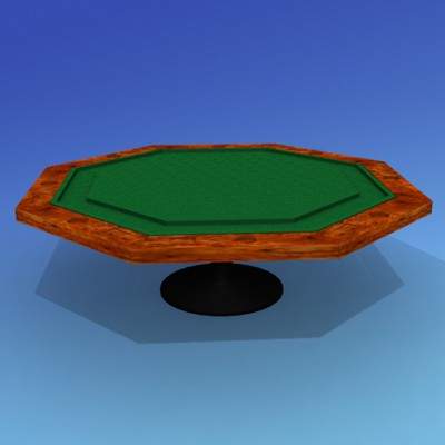 Card Table - 3D Model by Dreamscape Studios