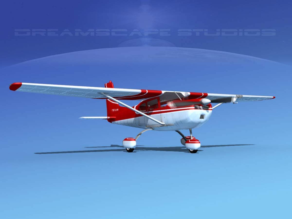 Cessna 175 Skylark 1961 V03 - 3D Model by Dreamscape Studios