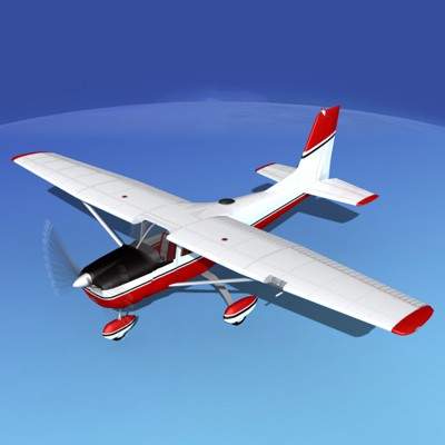 Cessna 175 Skylark 1961 V13 - 3D Model by Dreamscape Studios