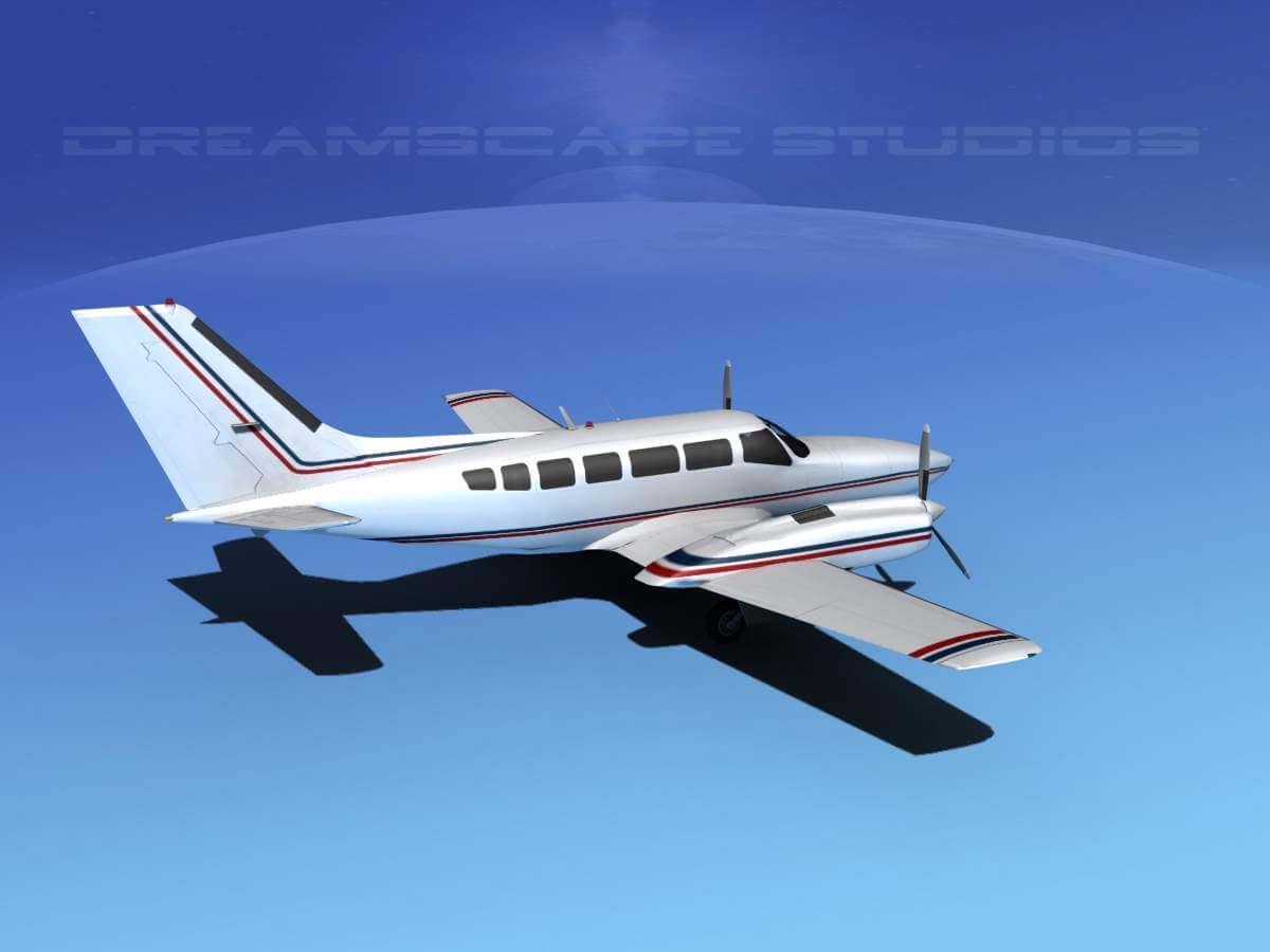 Cessna 404 Titan Corporate 1 - 3D Model by Dreamscape Studios