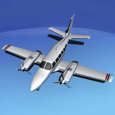 Cessna 404 Titan Corporate 1 - 3D Model by Dreamscape Studios