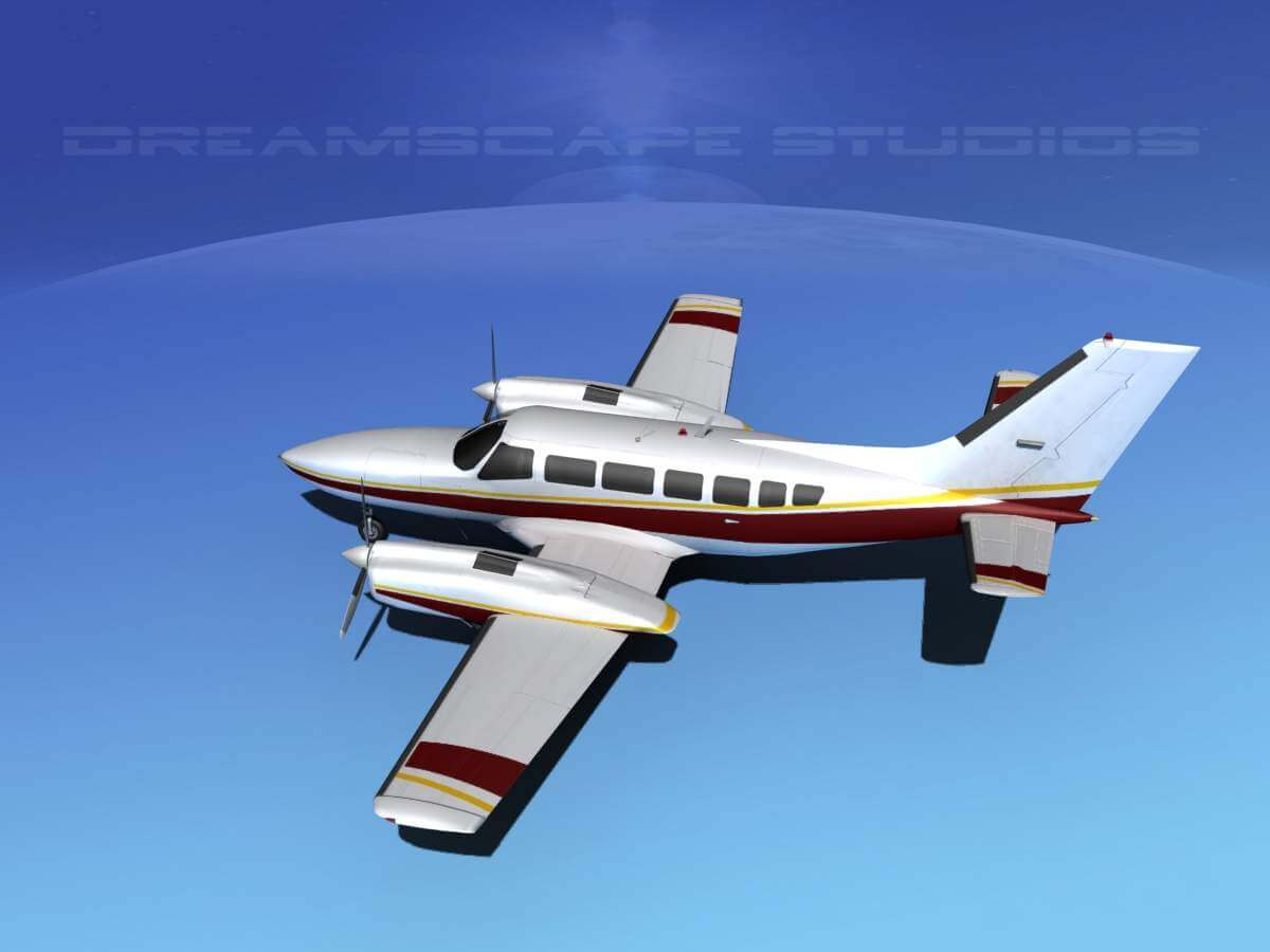 Cessna 404 Titan Corporate 2 - 3D Model by Dreamscape Studios