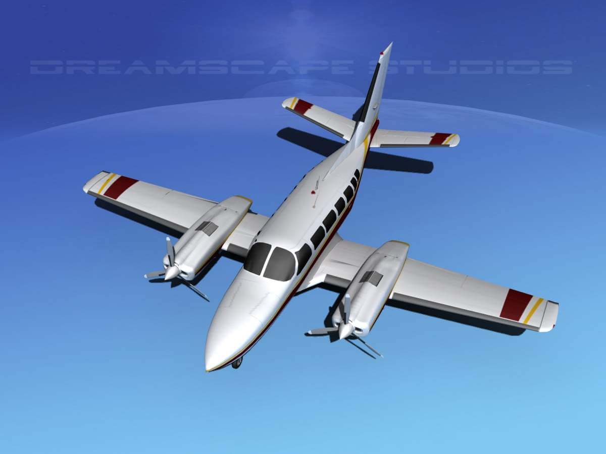 Cessna 404 Titan Corporate 2 - 3D Model by Dreamscape Studios