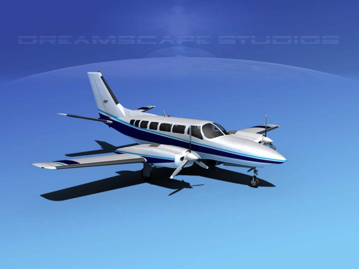 Cessna 404 Titan Corporate 4 - 3D Model by Dreamscape Studios