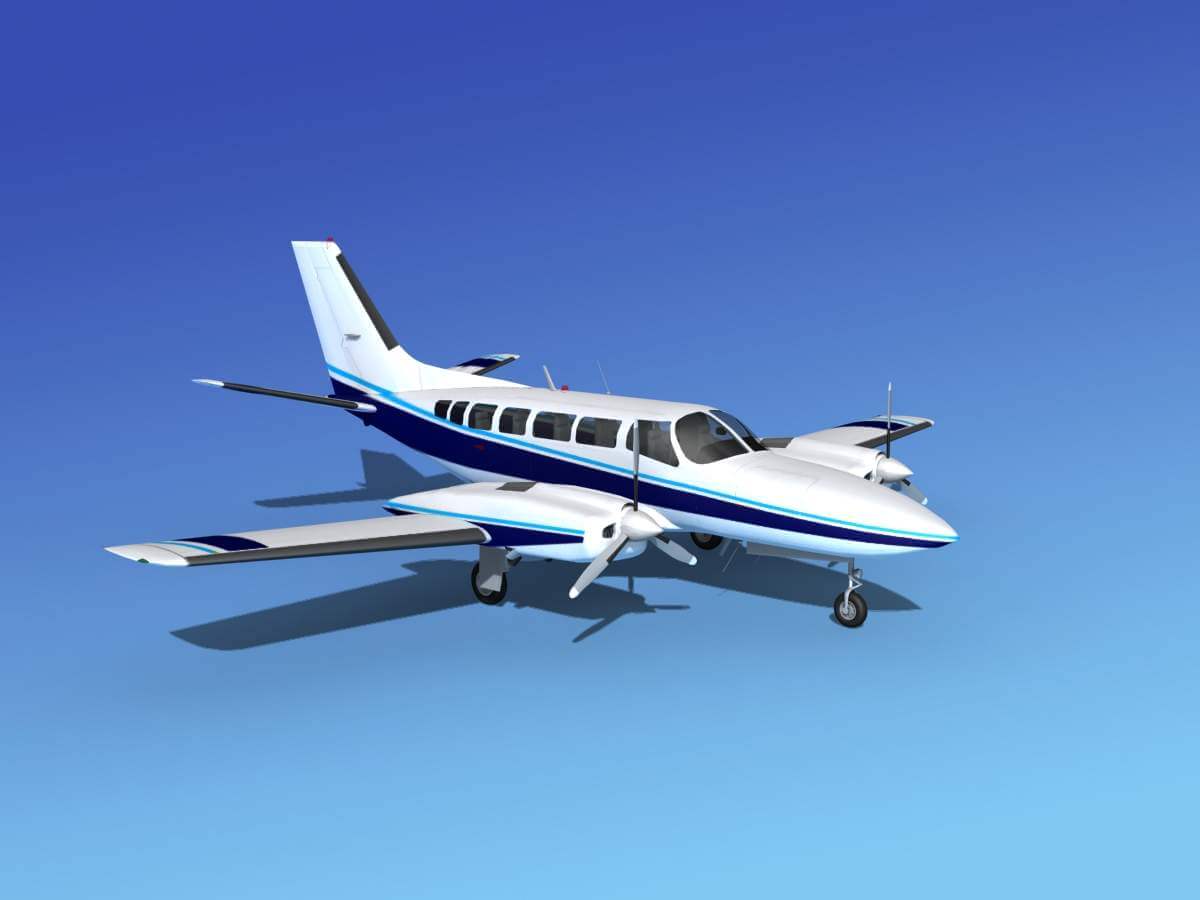 Cessna 404 Titan Corporate 4 - 3D Model by Dreamscape Studios