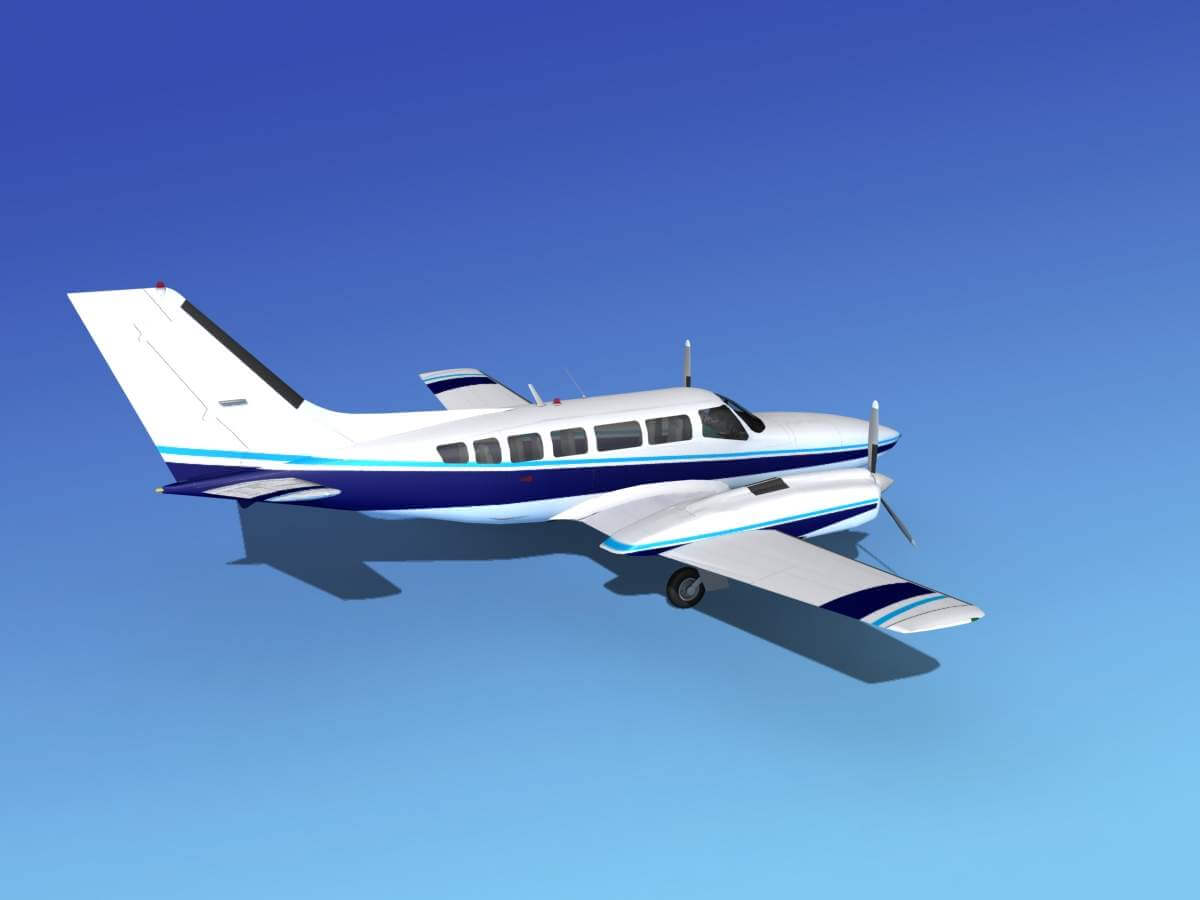 Cessna 404 Titan Corporate 4 - 3D Model by Dreamscape Studios