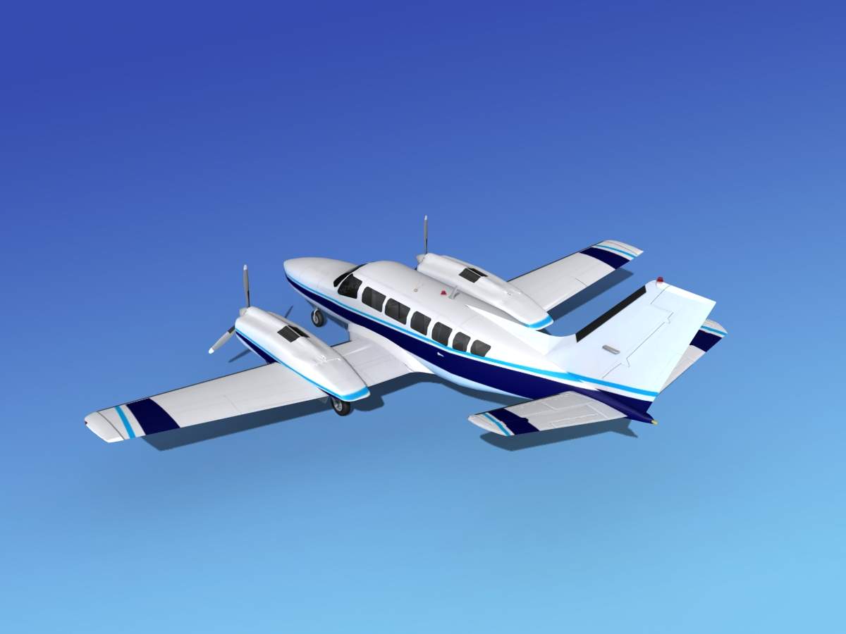 Cessna 404 Titan Corporate 4 - 3D Model by Dreamscape Studios