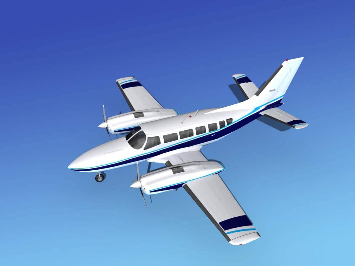 Cessna 404 Titan Corporate 4 - 3D Model by Dreamscape Studios