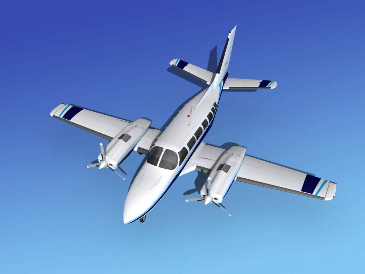 Cessna 404 Titan Corporate 4 - 3D Model by Dreamscape Studios