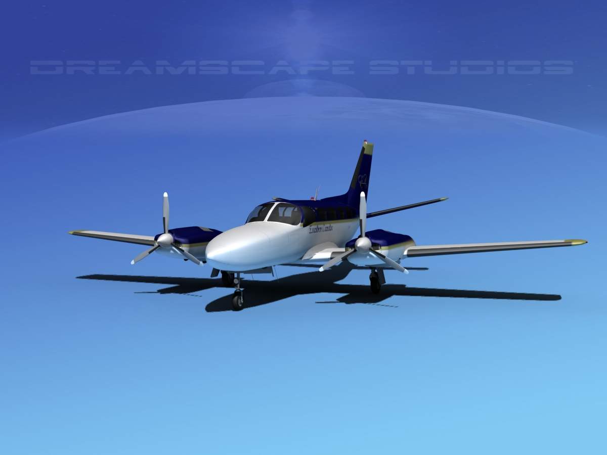 Cessna 404 Titan Executive Connection - 3D Model by Dreamscape Studios