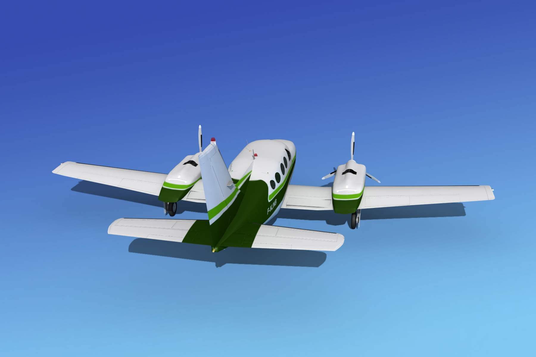 Cessna 421b Golden Eagle V09 - 3D Model by Dreamscape Studios
